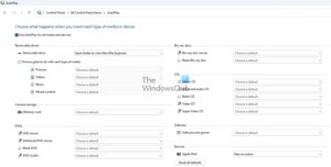 AutoPlay in Windows 11/10 explained - FAQ