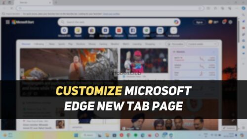 How to personalize Microsoft Edge New Tab page