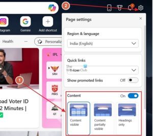 How to personalize Microsoft Edge New Tab page