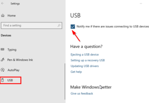 How to Turn Off Notifications of USB issues in Windows 11