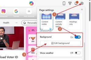 How to personalize Microsoft Edge New Tab page