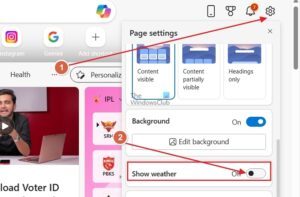 How to personalize Microsoft Edge New Tab page