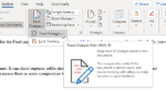 How to use Review Feature to track changes in Word documents