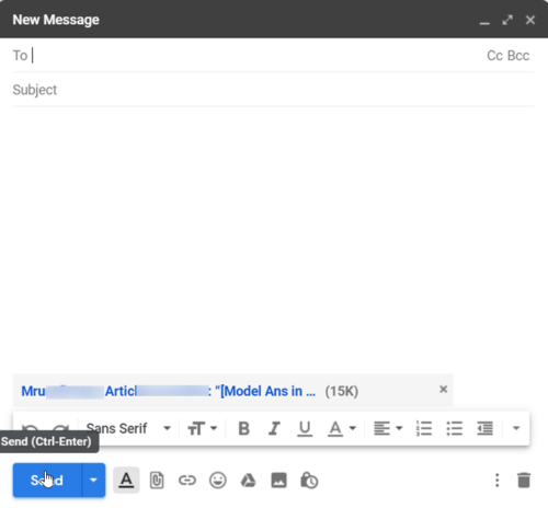 How to attach and send emails as attachments in Gmail