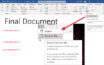 How to merge Multiple Word documents into one