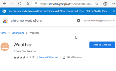 Why are some Extensions missing on Microsoft Edge browser?