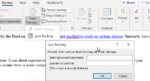 How to use Review Feature to track changes in Word documents