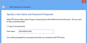 Map or add a Network Location or Map FTP Drive in Windows 11