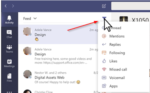 How to filter Microsoft Teams Activity Feed