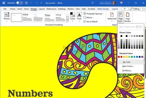 How to Change Background Color and Add Drop Caps in Word