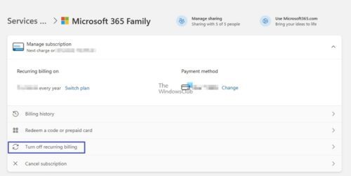 How to cancel Office 365 Subscription or stop Auto renewal