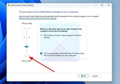 You must restart your computer to turn off User Account Control