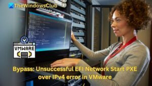 Unsuccessful EFI Network Start PXE over IPv4 error in VMware