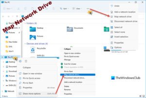 Map or add a Network Location or Map FTP Drive in Windows 11