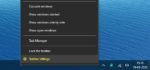 How to change the Taskbar Location in Windows 10