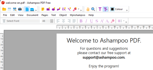 Ashampoo PDF Free: Edit, Create, Manage PDF on Windows PC