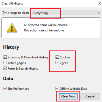 Fix Server not found, Firefox can't find the server