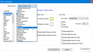 Dark Mode Black Notepad for Windows 11