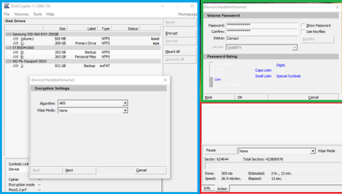 DiskCryptor is a powerful Disk Encryption software for Windows PC
