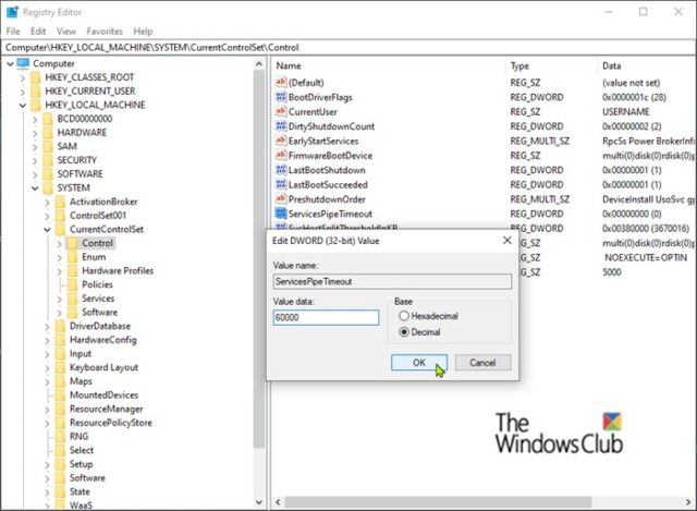 Event ID 7000, 7011, 7009, A Service does not start due to timeout