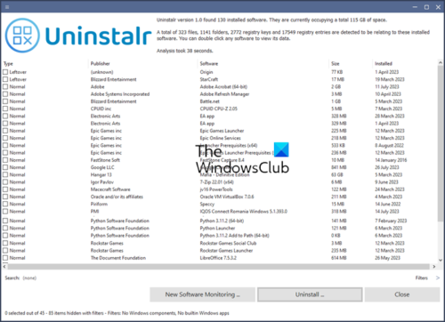 Best Free Uninstaller Software for Windows 11/10