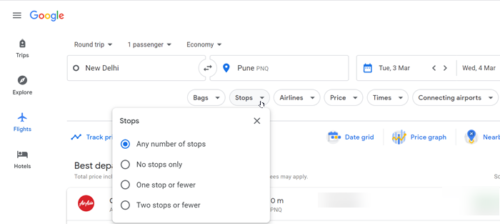 How to set up Google Flight alerts