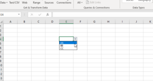 How to create a drop-down list in Excel with color