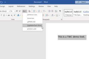 How to change the Case of Text in Word and Google Sheets