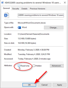 Word opens documents in Read-only mode in Windows 11/10
