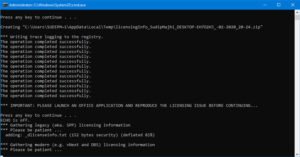 How to use the Office Licensing Diagnostic Tool