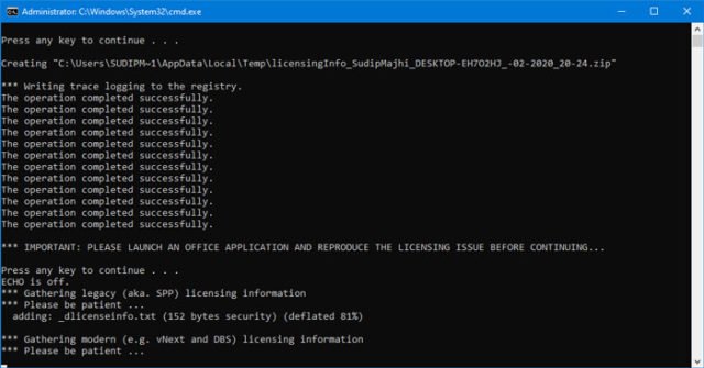 How to use the Office Licensing Diagnostic Tool