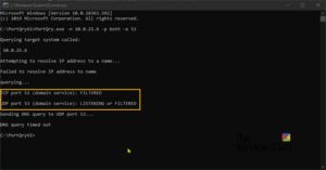How to use Port Query Tool (PortQry.exe) in Windows 11