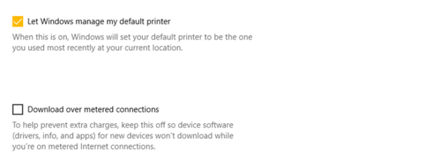 Windows 10 Devices Settings: Change Printers, Bluetooth, etc, settings