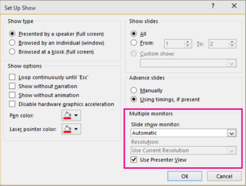 How to deliver your PowerPoint Presentation on Two monitors