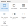 Add sections and columns on a SharePoint Modern Page