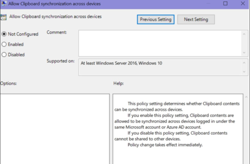 How to disable Clipboard Sync Across Devices in Windows 11