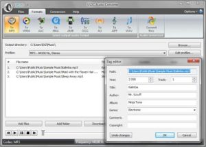 How to convert FLAC to MP3 file format using free Converters