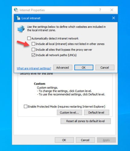 Computer has been incorrectly detected as being outside domain network