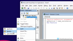 How to create Custom Excel Functions using VBA