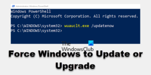How to force Windows 11/10 to Update or Upgrade