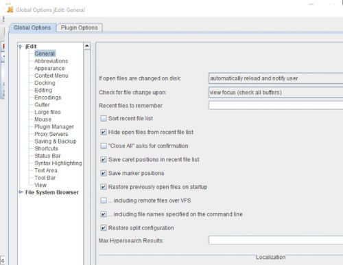 jEdit is one impressive Text Editor for computer programmers