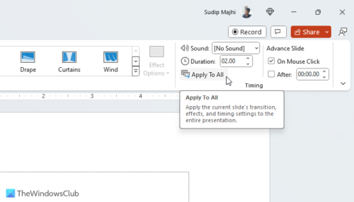 How to loop Slides in a PowerPoint presentation