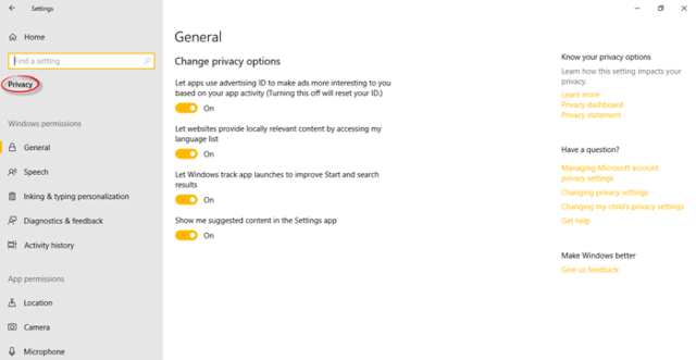 How to open and use Windows 10 Settings