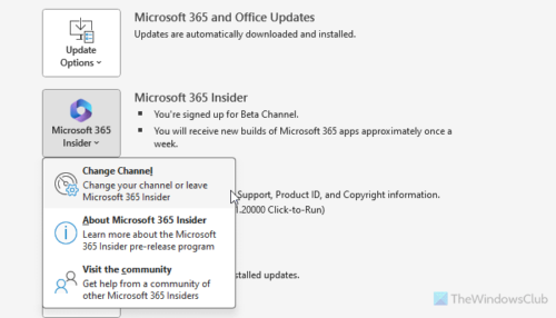 Sorry, we can't get to your account right now error in Microsoft 365 apps