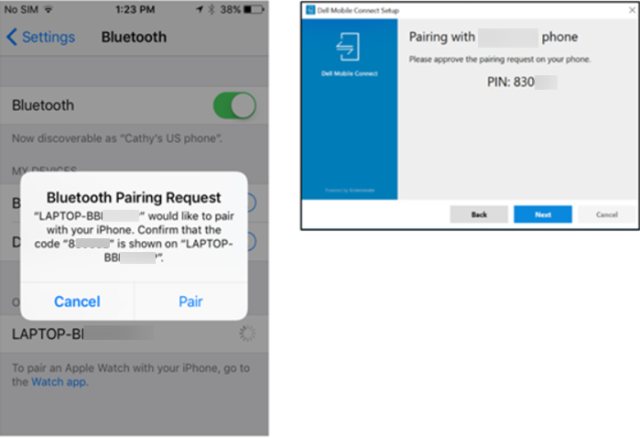 How to use Dell Mobile Connect app with an iPhone or Android