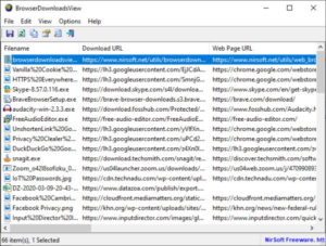 Manage your downloaded files with BrowserDownloadsView