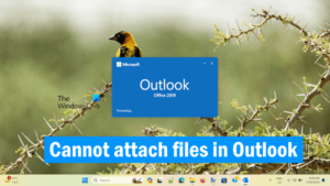 Cannot attach files to email in Outlook.com or Desktop app [Fixed]