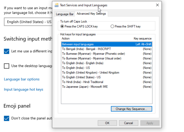 How to use Shift key to enable or disable Caps Lock in Windows 11
