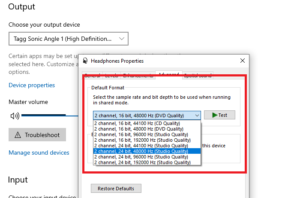 No sound with DisplayPort on Windows 11