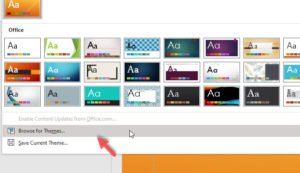 How to create a Design Preset or a Theme in PowerPoint